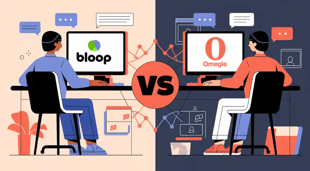 Best 1v1 Chat Bloop vs Omegle Showdown - Bloop: Best 1v1 Video Chat